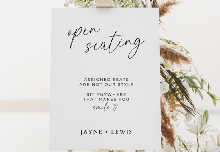 12 Step Guide to Wedding Reception Seating Charts (2024)