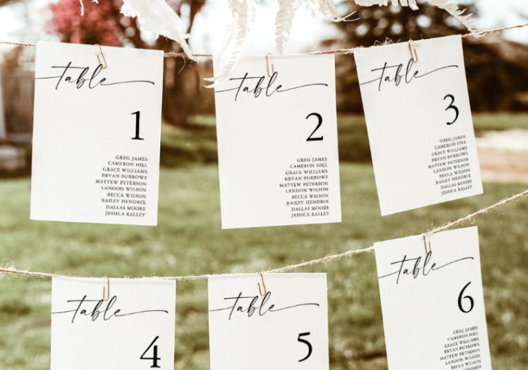 12 Step Guide to Wedding Reception Seating Charts (2024)